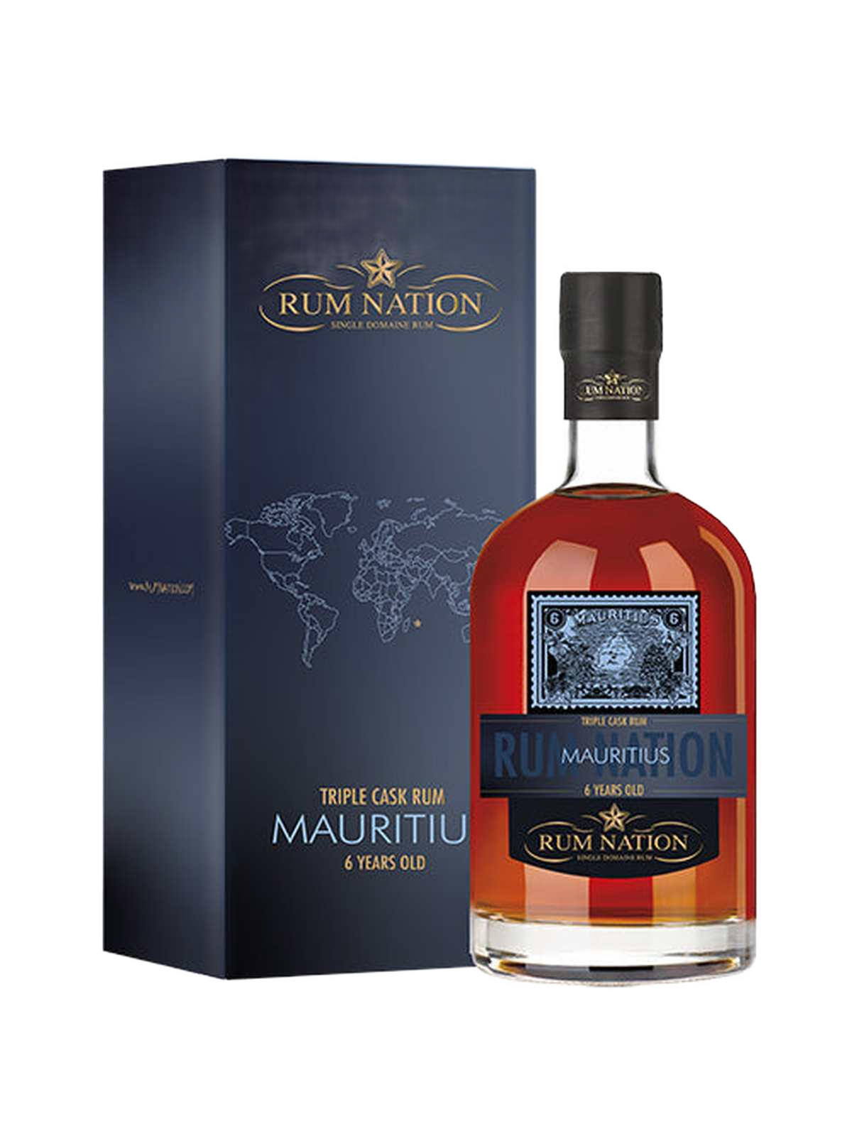 Rum Nation Mauritius 6 år Triple Cask rom – Rombo